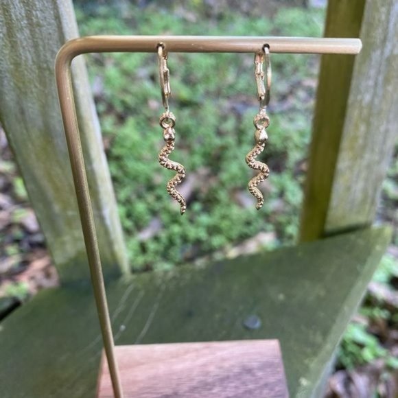 Jewelry | Snake Drop Earrings | Poshmark